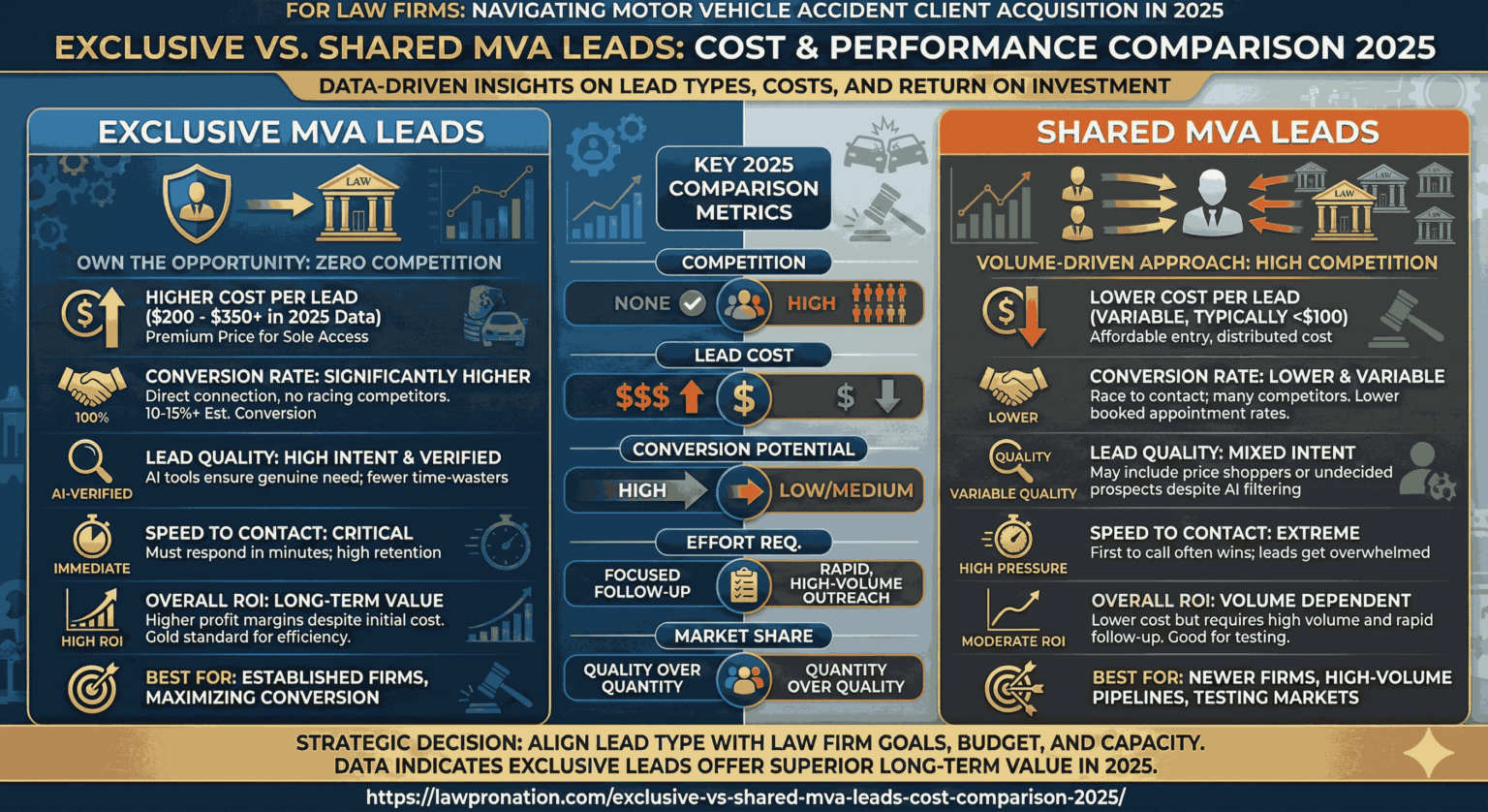 Exclusive vs. Shared MVA Leads: The 2025 Cost-Benefit Analysis for Law ...